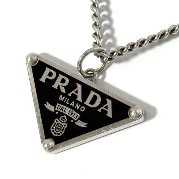 Prada | Jewelry | Prada Symbol Necklace Pendant | Poshmark